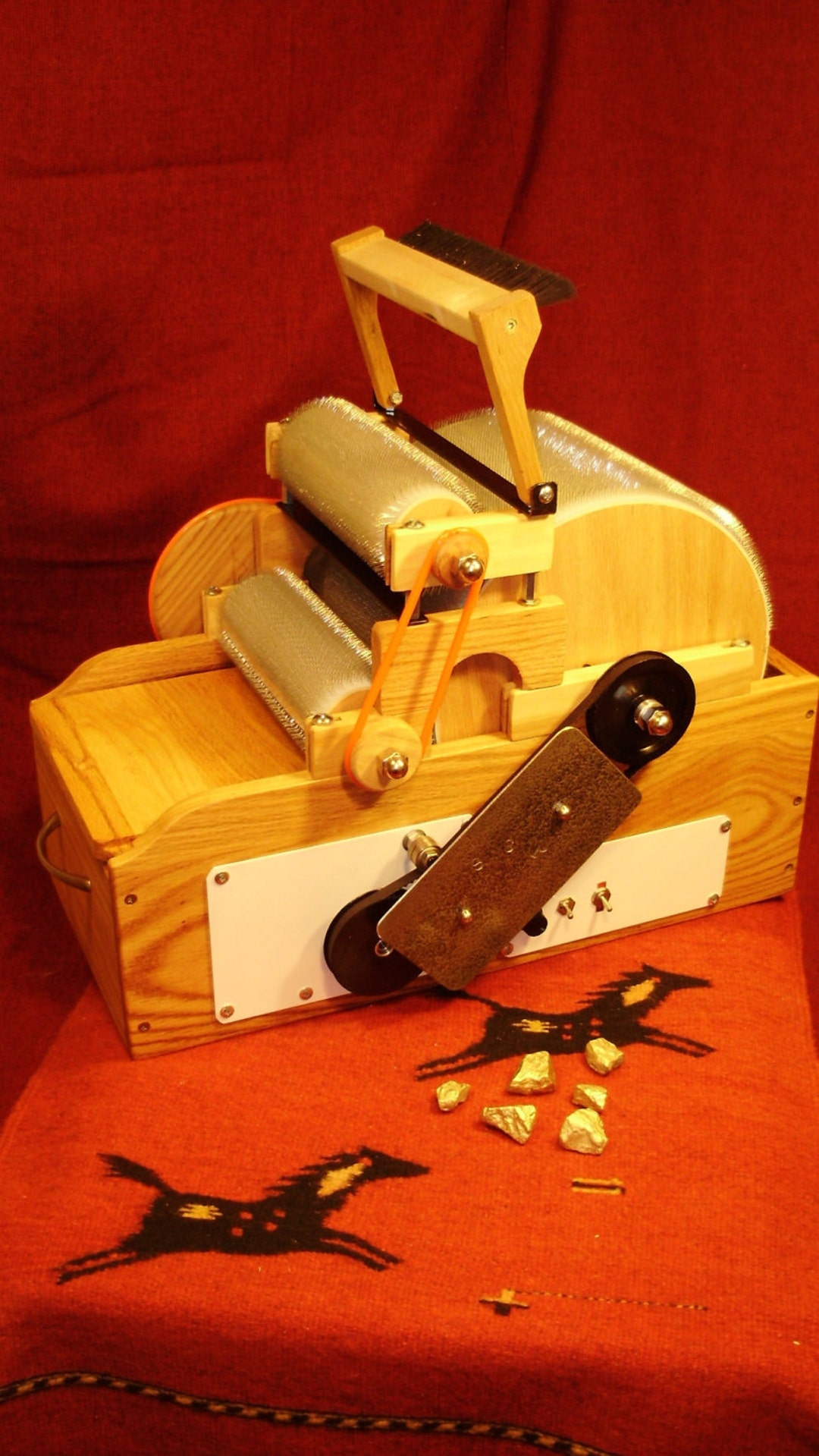 Drum Carder Jumbo Electric, Triple Drum - Etsy