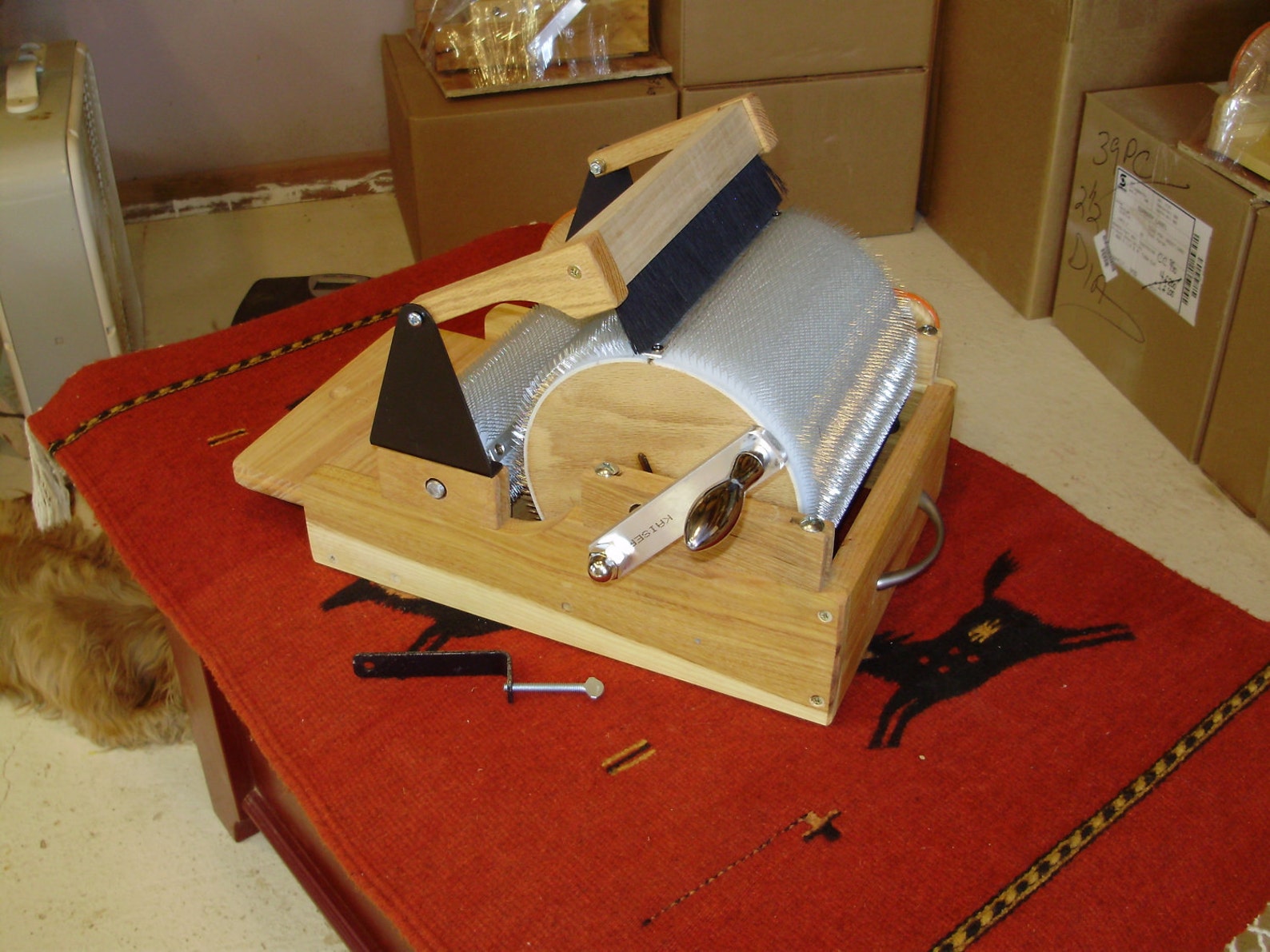 SCP, Manual Double, Drum Wool Carder, With Brush 90/120 Tpi - Etsy