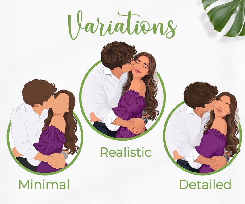 Faceless Portrait Print | Custom Family Portrait From Photo ...