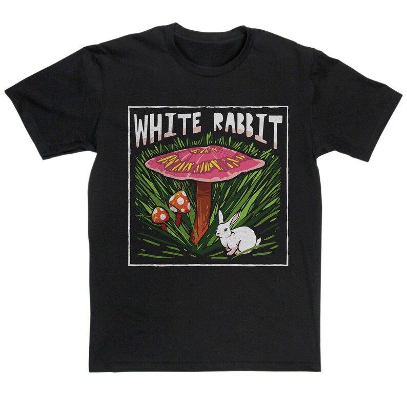 Jefferson Airplane Inspired - White Rabbit T Shirt - Etsy