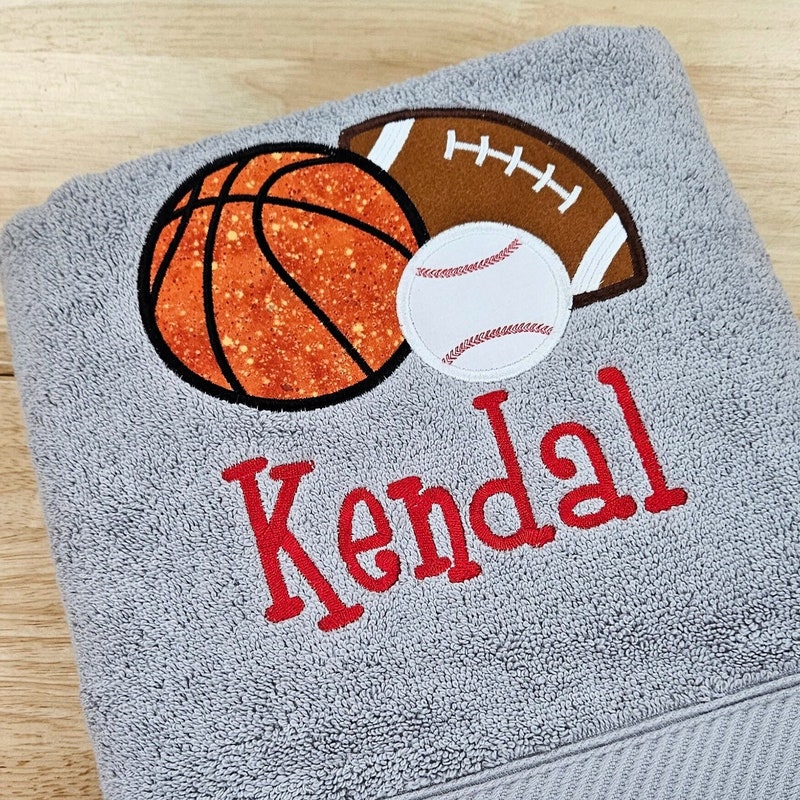 Sports Bath Towels - Etsy