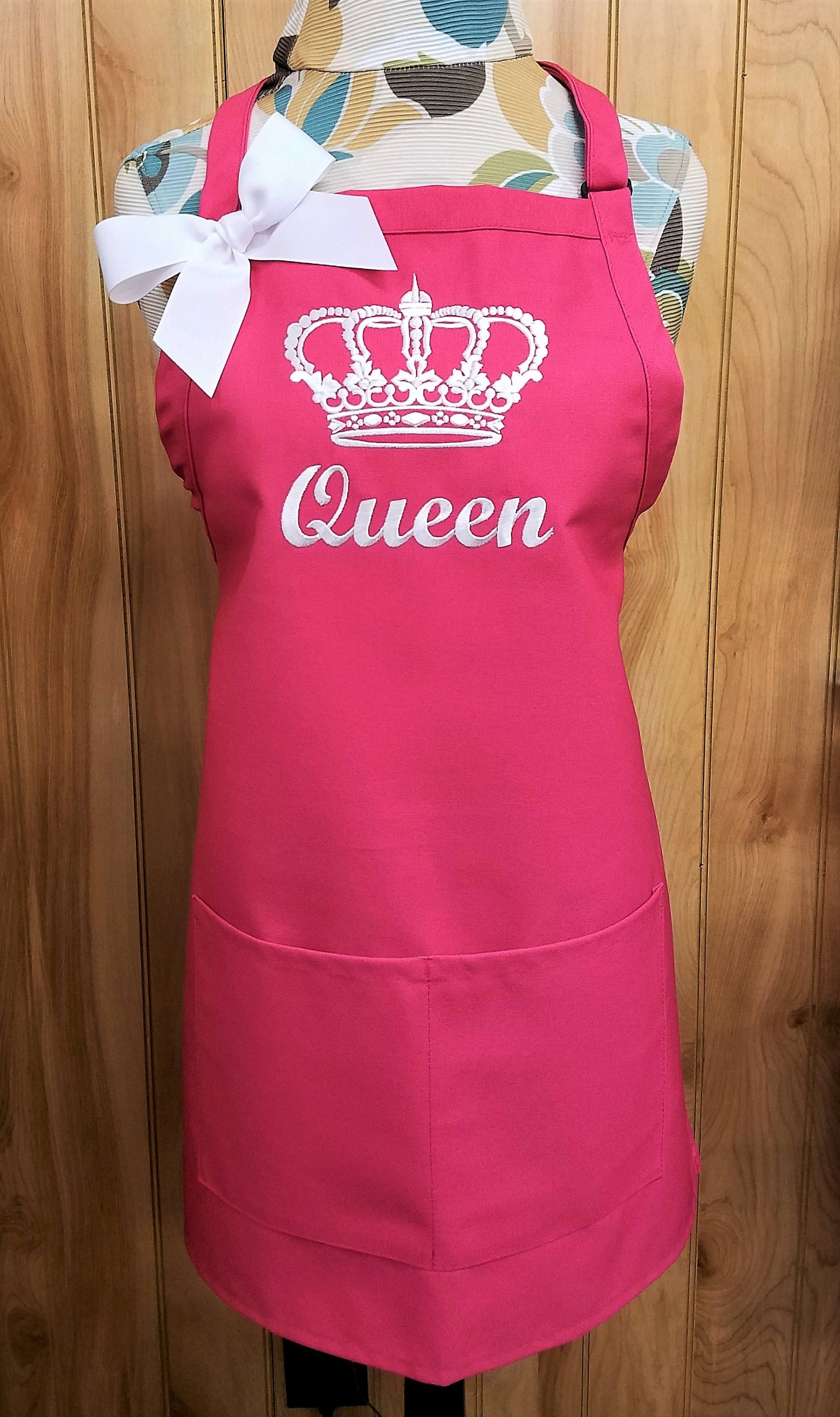 Personalized Apron Kitchen Apron Queen Apron Monogrammed | Etsy