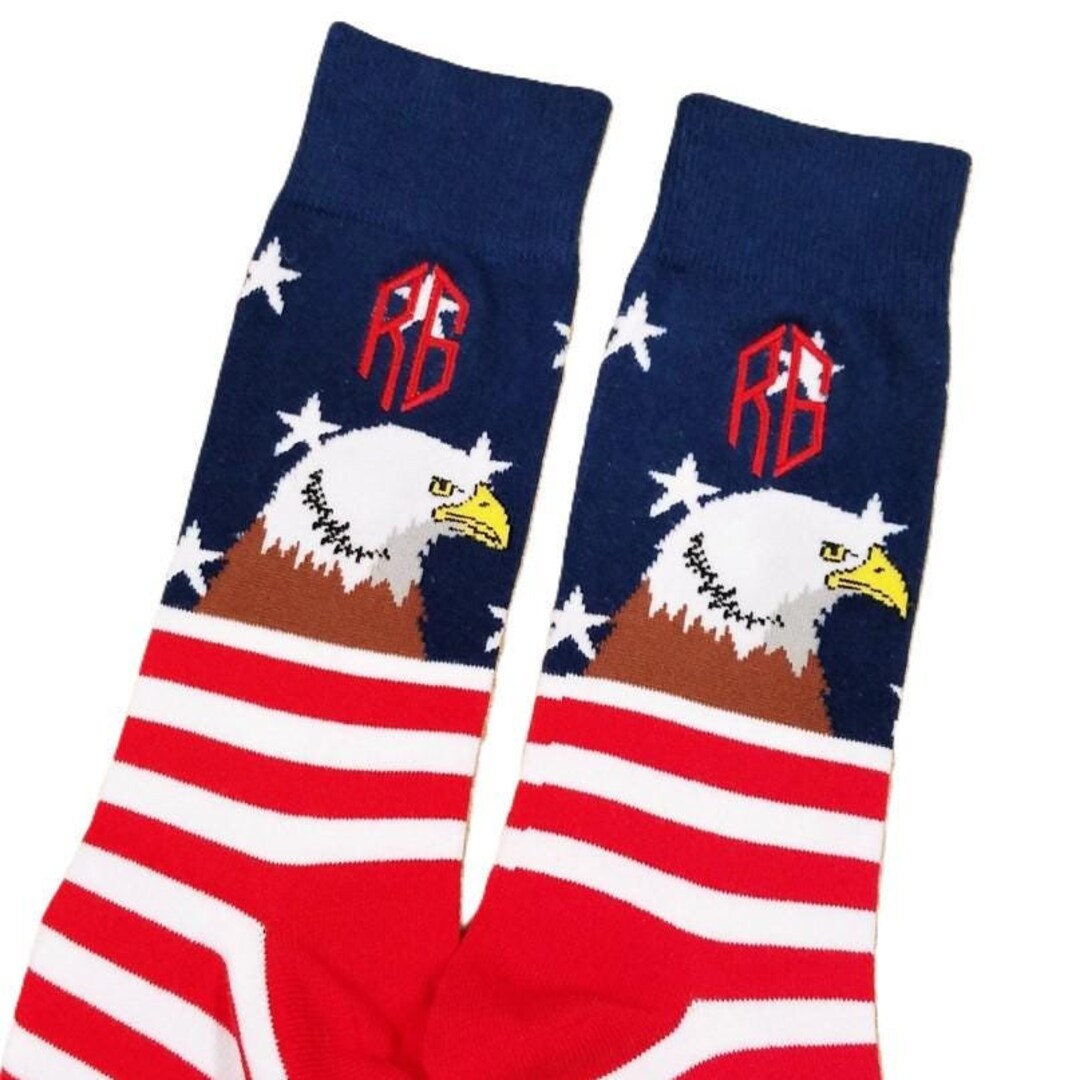 Americana Eagle Socks: Personalized Men's Gift - Etsy