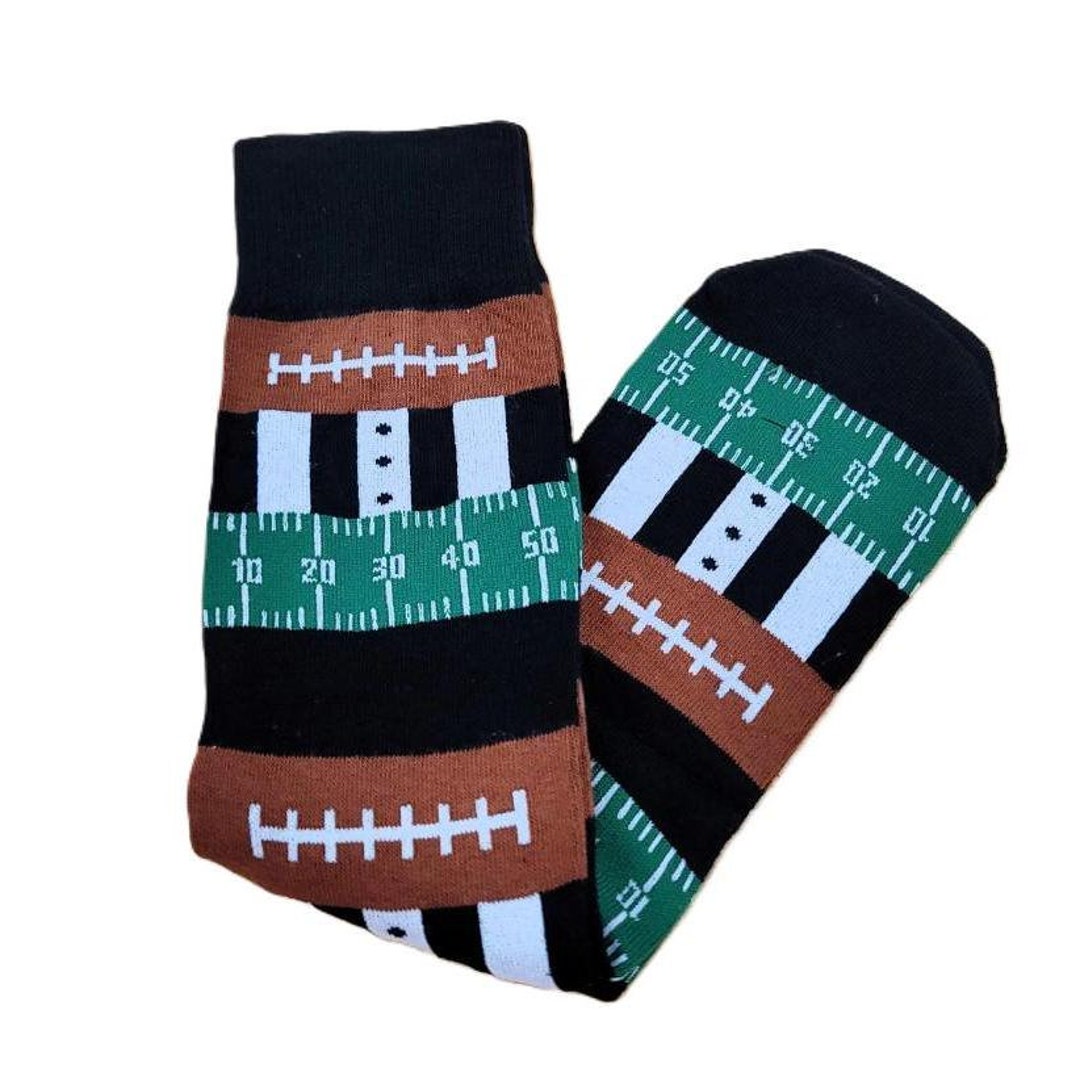 Men's Novelty Socks, Personalized Football Socks, Embroidered Men's ...