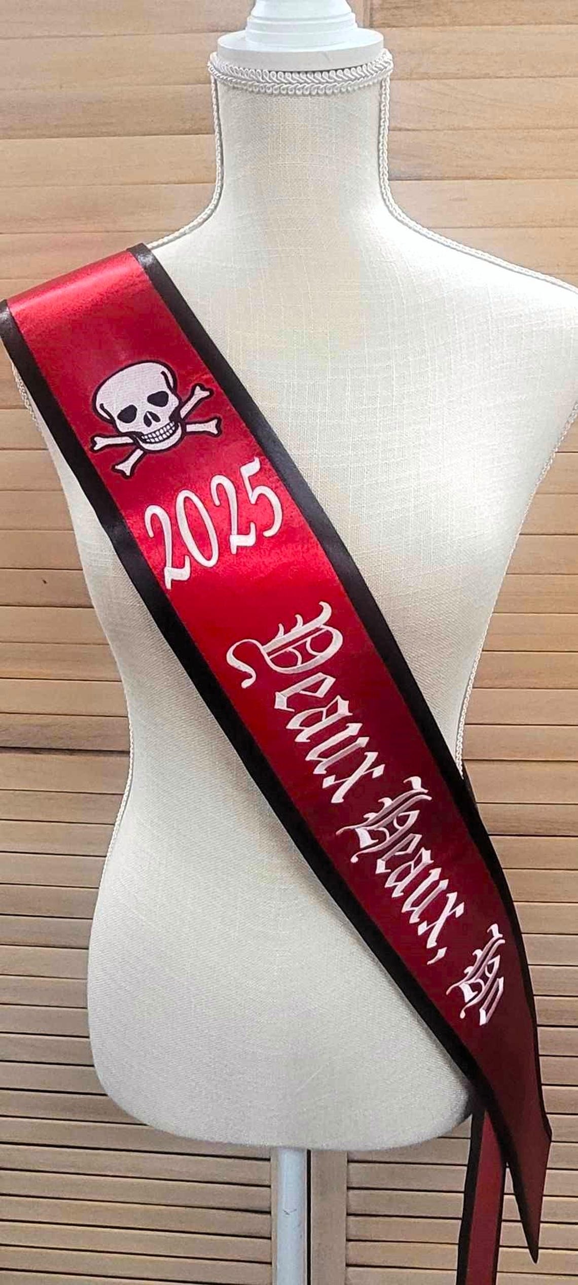 Embroidered Sash, Custom Costume Sash, Party Banner - Etsy