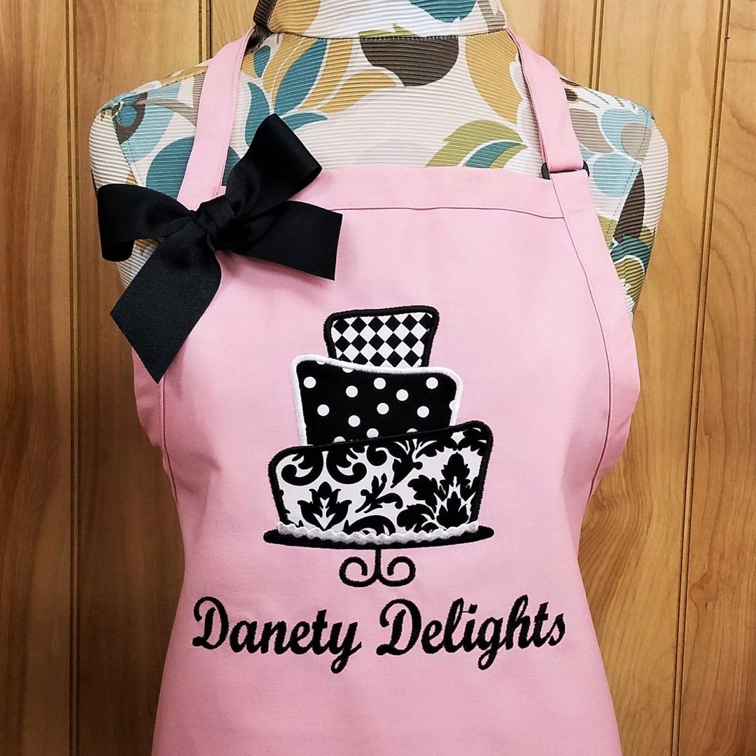 Personalized Apron, Crazy Cake Apron, Monogrammed Apron, Birthday Gift ...