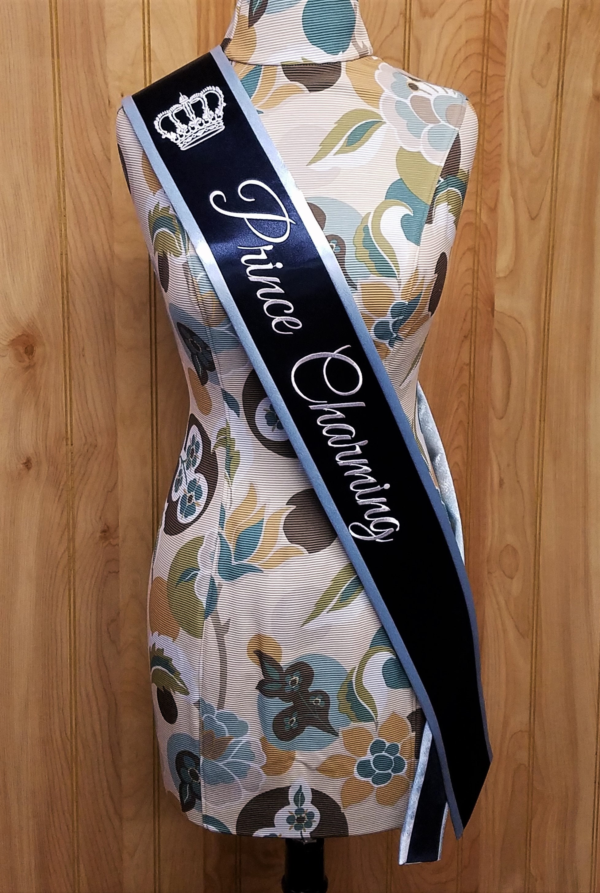 Personalized Embroidered Satin Sash: Custom Pageant, Costume, or Queen ...