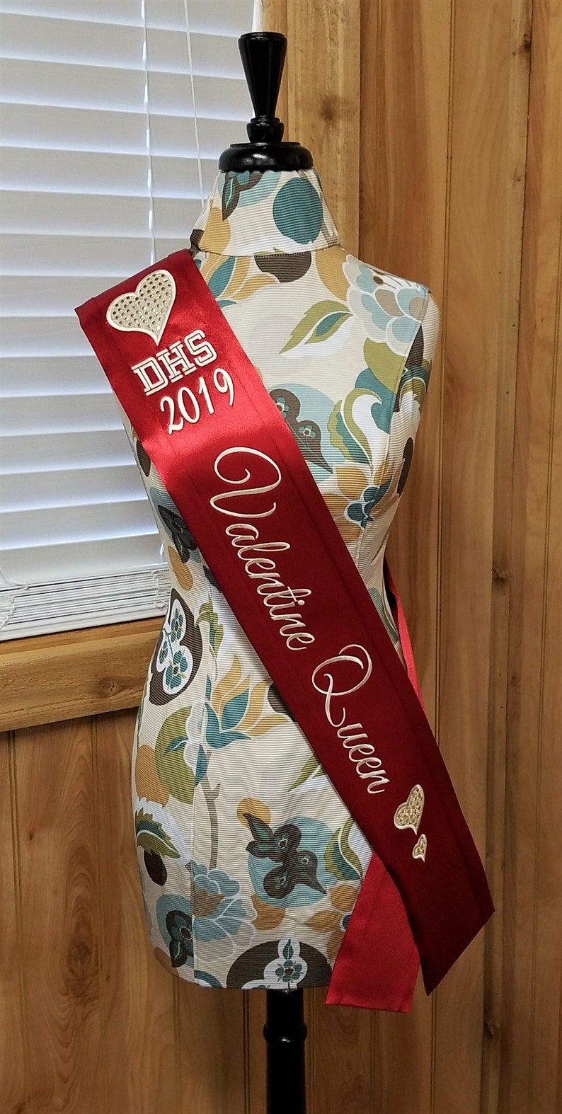 Personalized Pageant Sash: Custom Embroidered Satin Sash - Etsy
