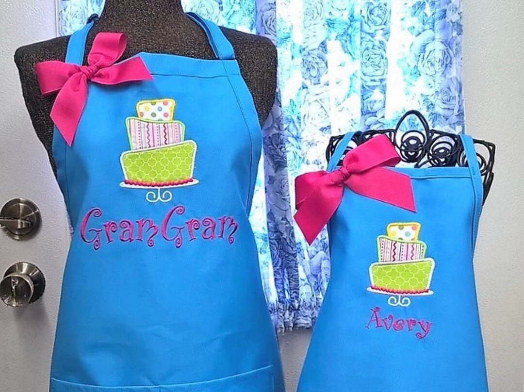 Crazy Cakes Apron Set Adult Child Aprons Fun Aprons - Etsy