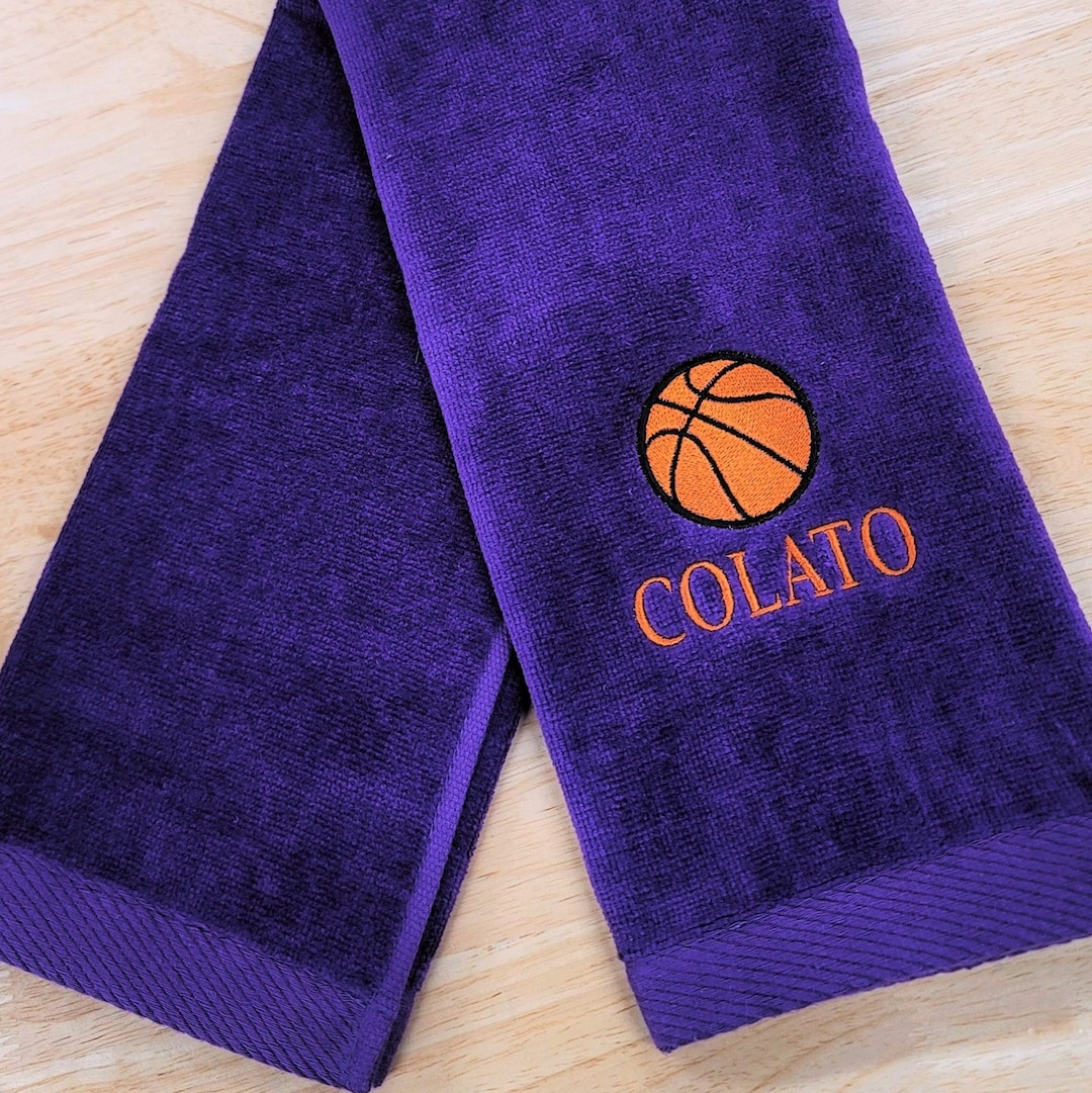 Embroidered Basketball Towel: Personalized Team Sport Towel - Etsy