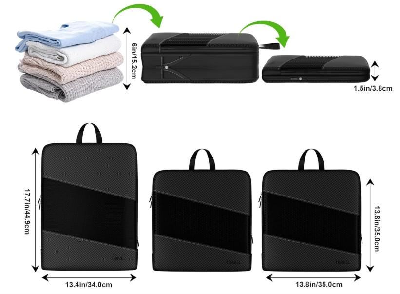Personalized Packing Cubes - 6 Pieces Custom Monogram Organizers - Etsy