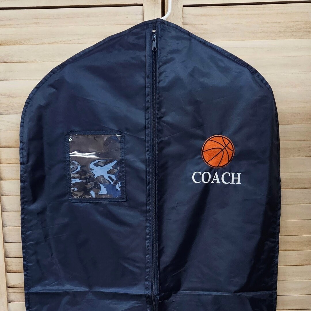 Monogrammed Garment Bag, Hanging Clothes Bag, Personalized Garment Bag ...