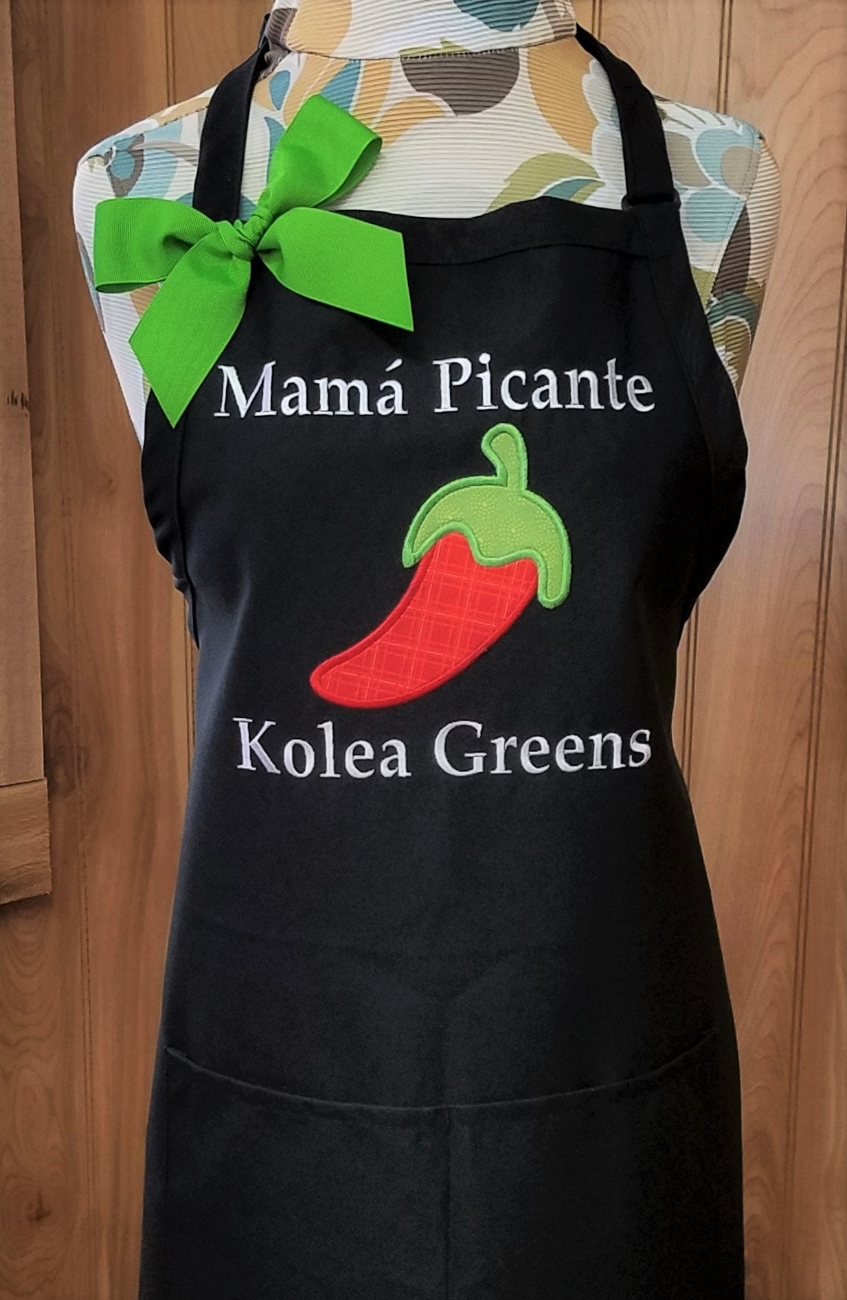 Personalized Chili Pepper Apron: Embroidered Kitchen Apron, Cook off ...