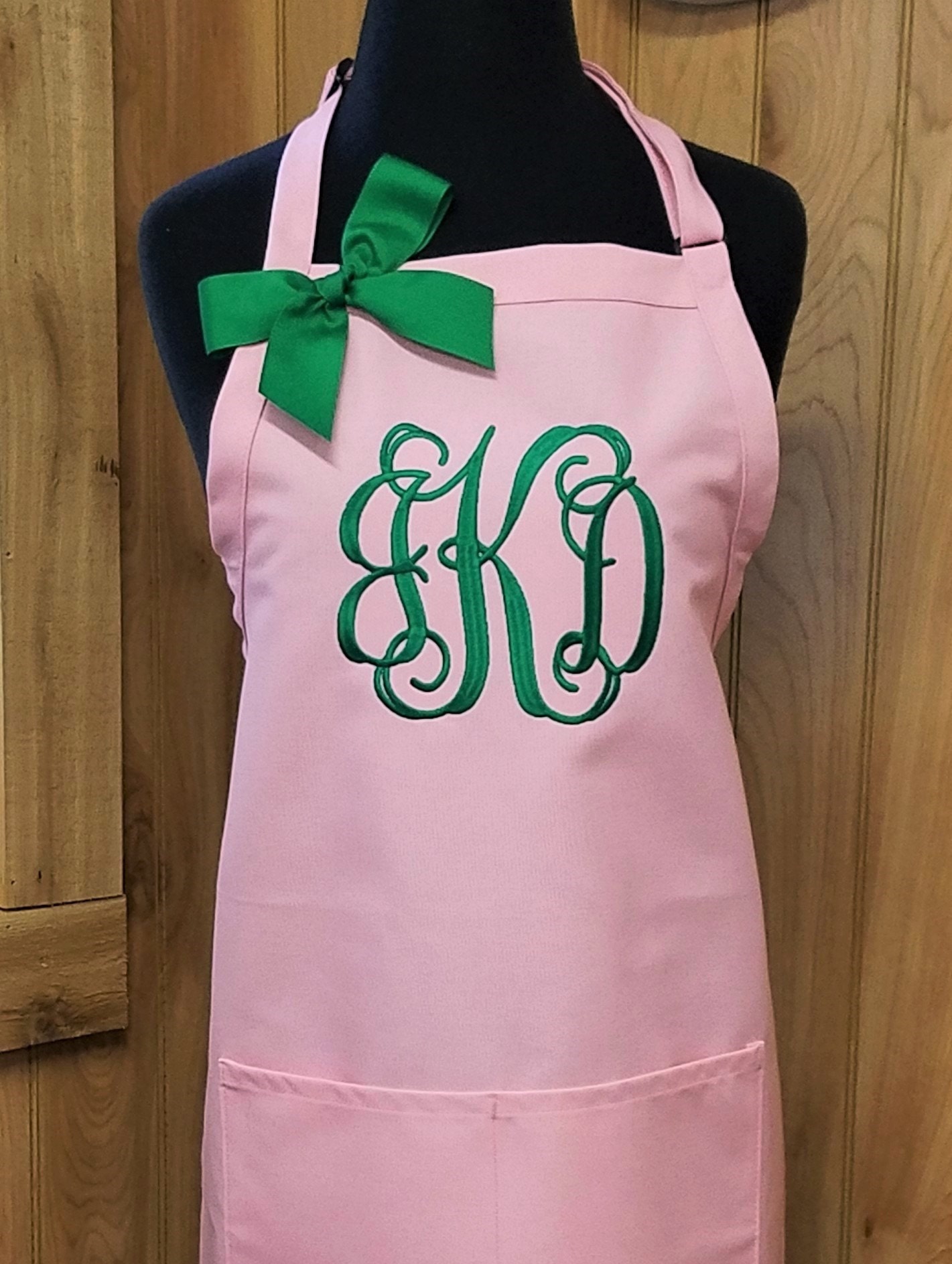 Personalized Apron, Large Initials - Custom Monogram - Etsy