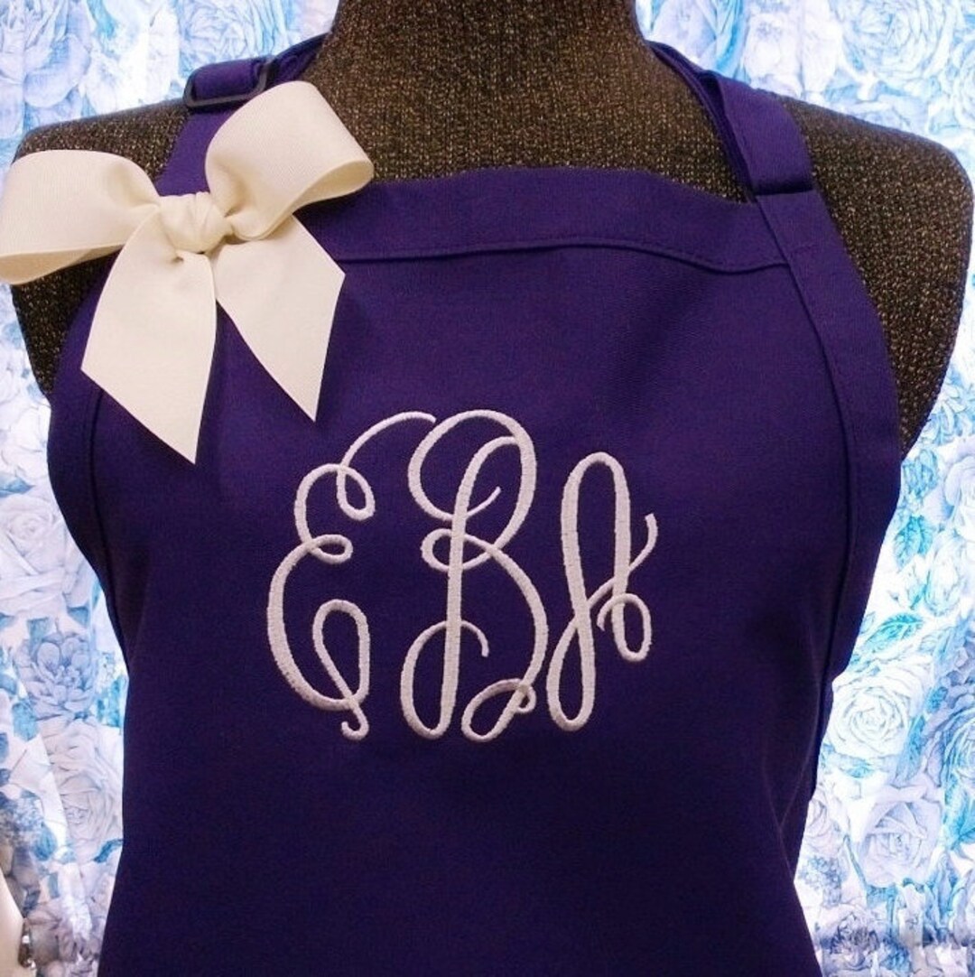 Monogrammed Apron, Personalized Apron, Monogram Apron, Wedding Gift - Etsy