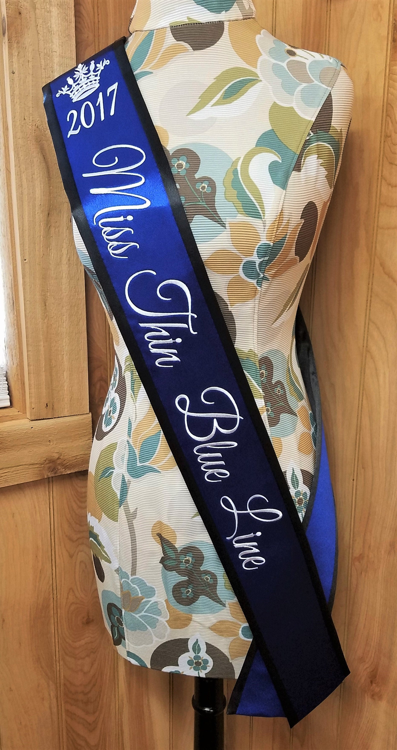 Embroidered Pageant Sash: Personalized Satin Festival Award - Etsy