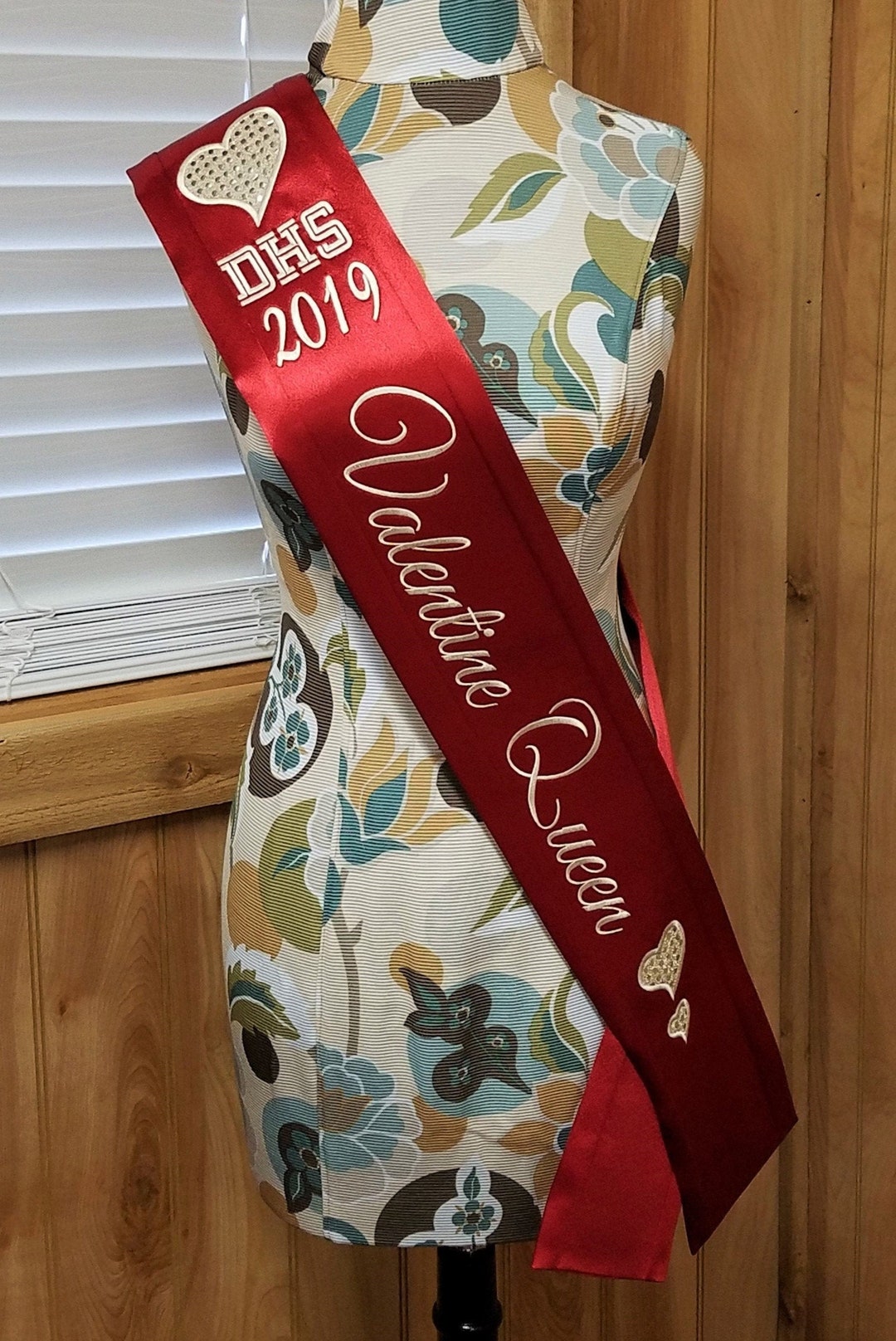 Personalized Pageant Sash: Custom Embroidered Satin Sash - Etsy
