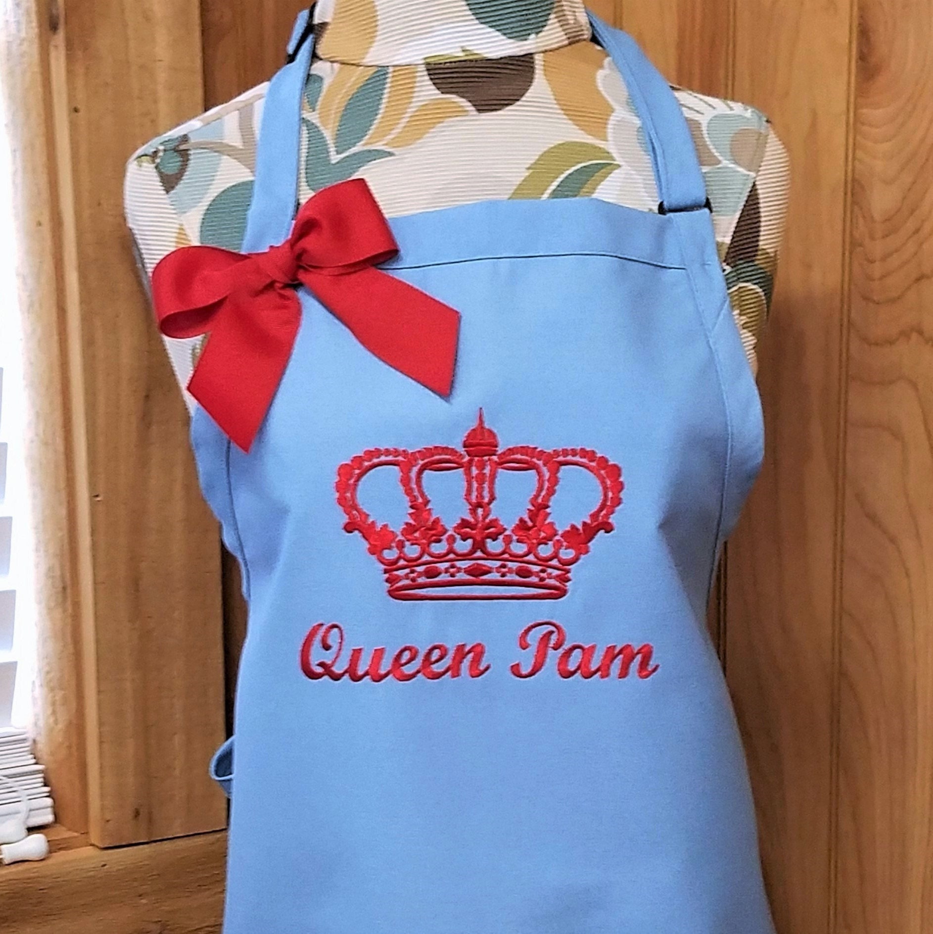 Personalized Apron Kitchen Apron Queen Apron Monogrammed | Etsy