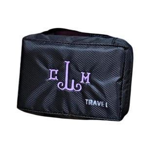 Custom Monogram Packing Cubes - Personalized Luggage Organizers - 6 ...