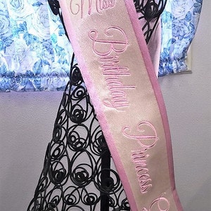 Pageant Sash, Personalized Sash, Queen Sash, Princess Sash, Costume ...