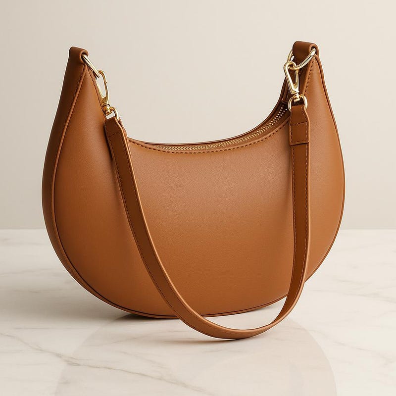 Crescent Bag Leather Pu - Etsy