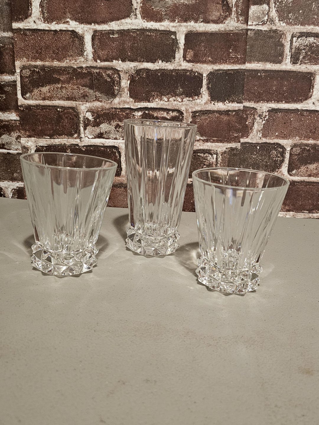 Leaded Glass Drinking Glasses - Etsy
