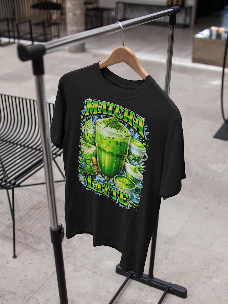 Matcha Latte Ironic Bootleg Rap Meme Shirt Green Tea Humor Tee - Etsy