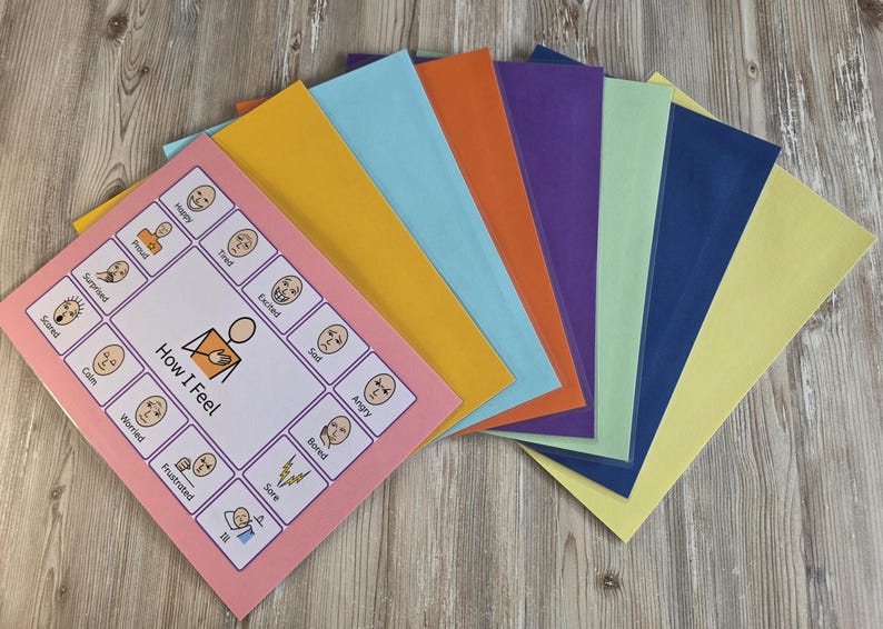 How I Feel Communication Board - Emotions Visual Support I Feelings ...