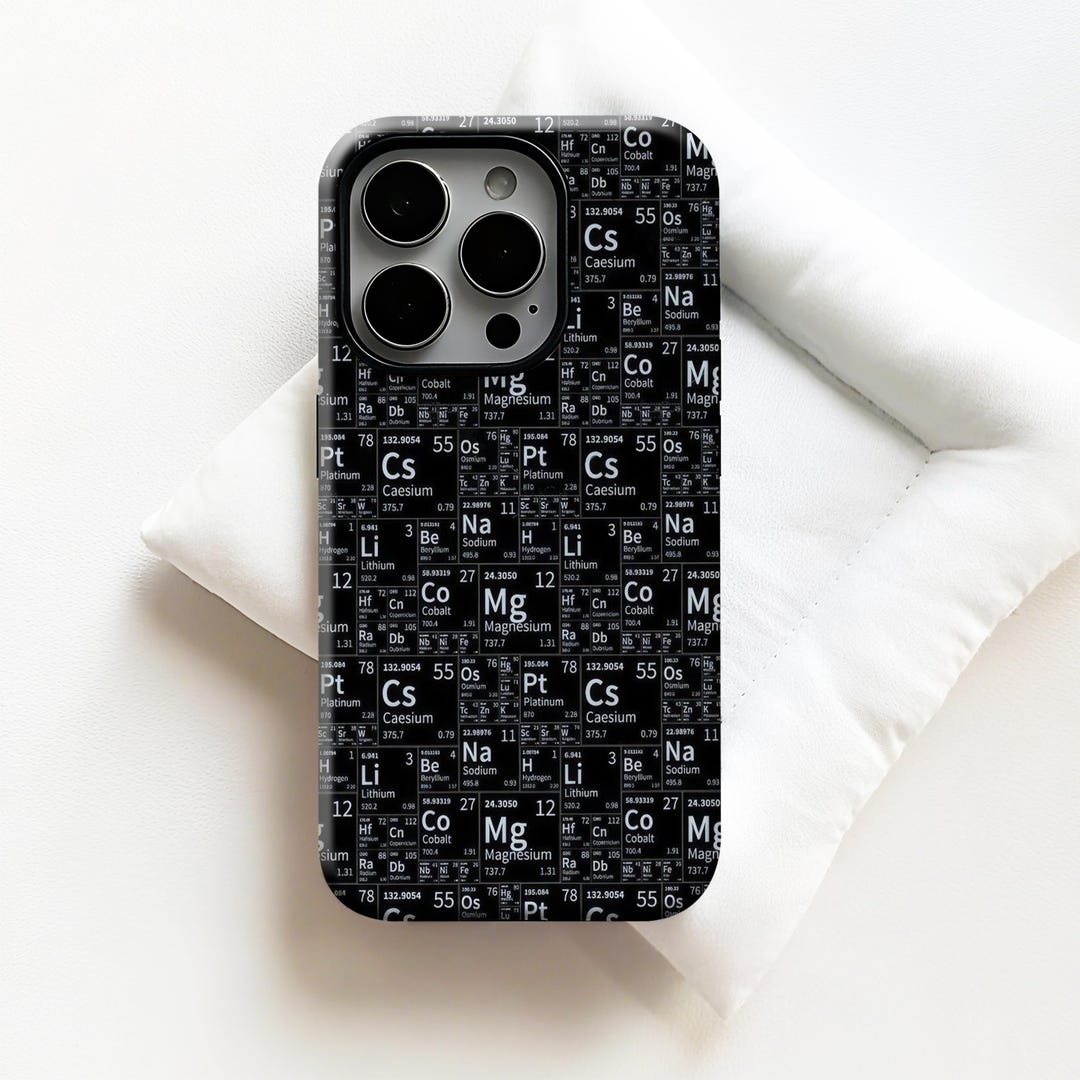 Periodic Table Phone Case,chemistry Gift, Science Lover, Math Physics ...