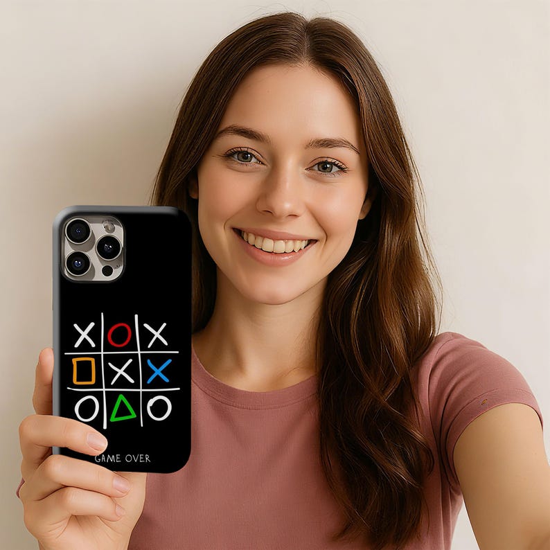 Tic-tac-toe Game Phone Case: Old School 90s Design - Etsy