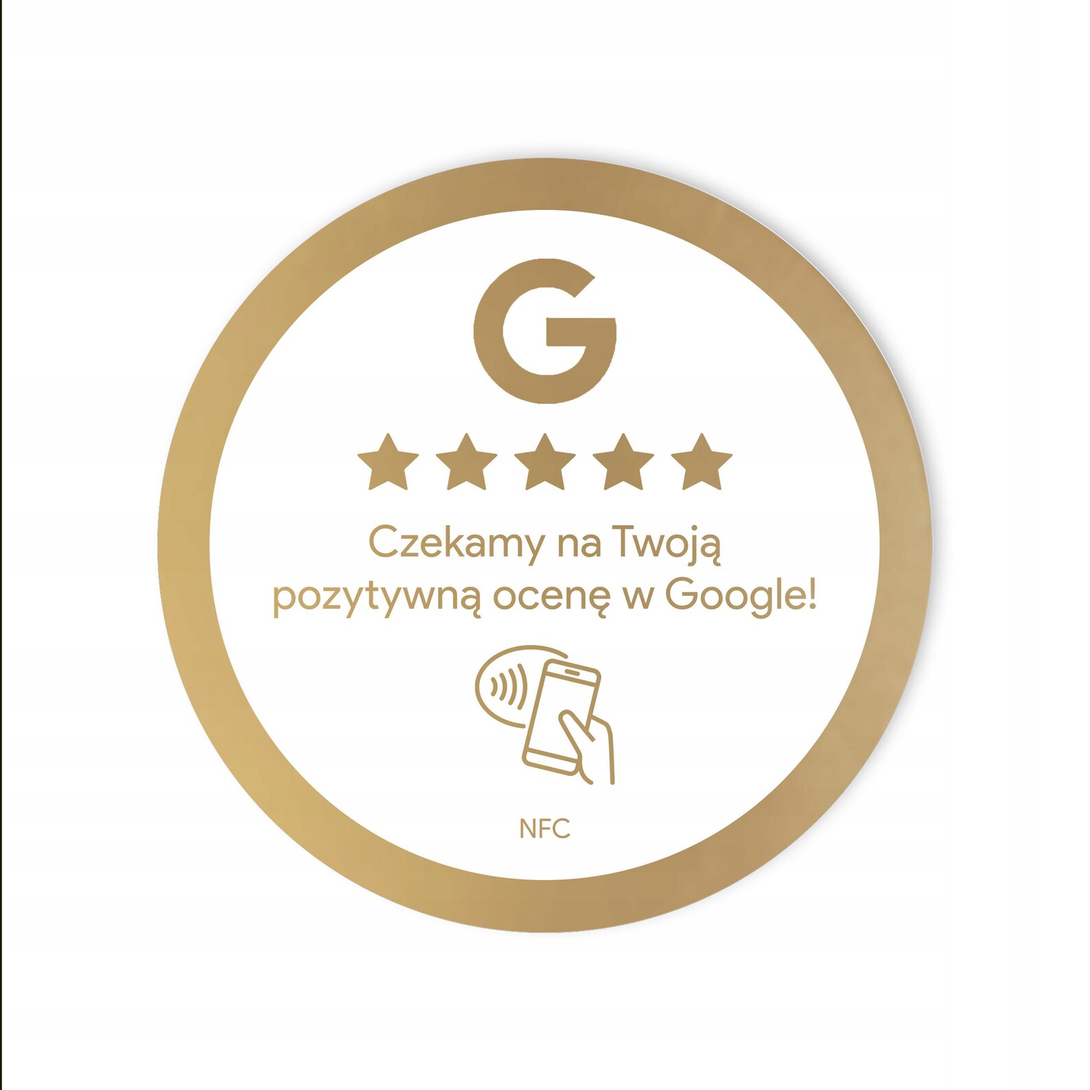 NFC Google Review Stickers 5.5 Cm – Tap to Review Tags for Restaurant ...
