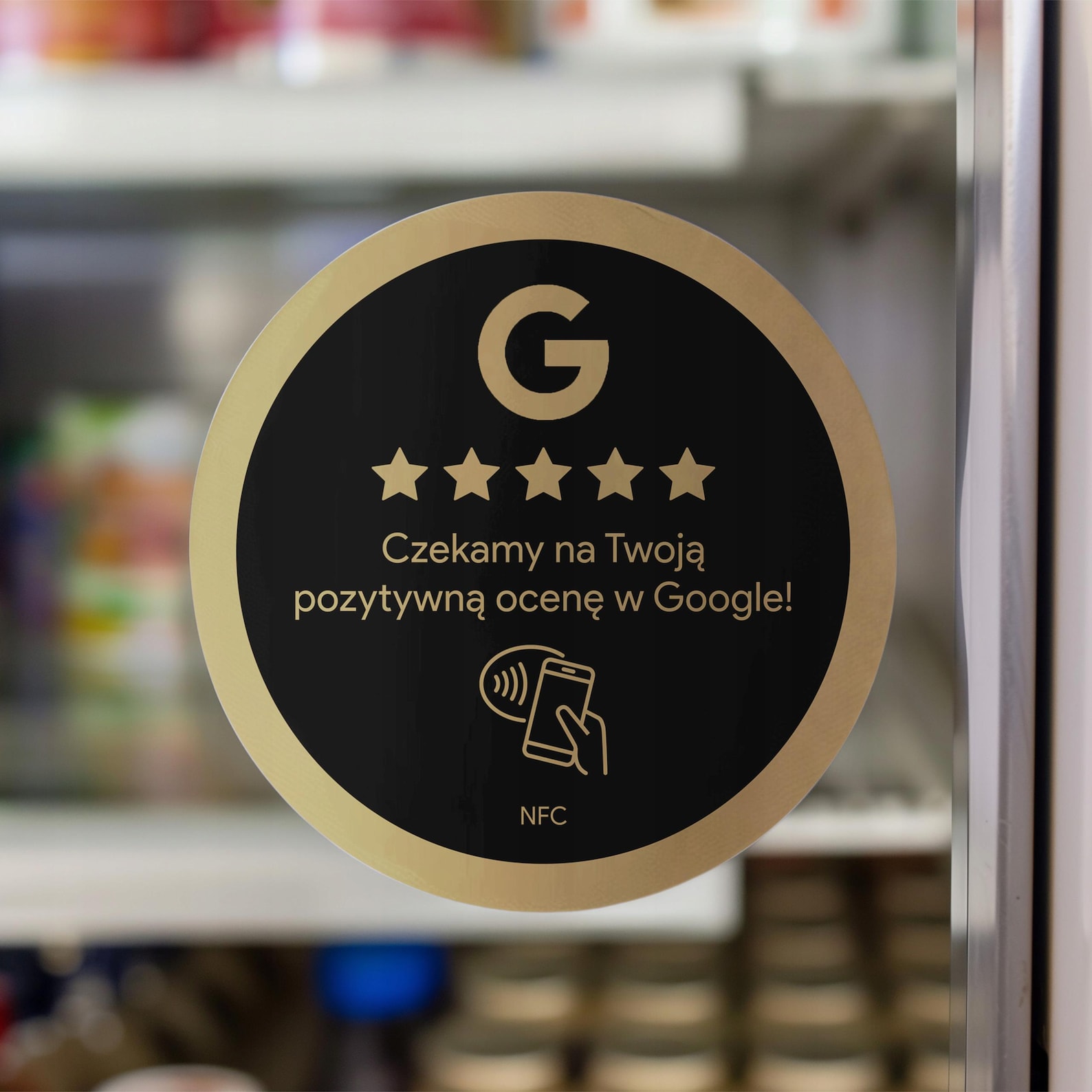 NFC Google Review Stickers 5.5 Cm – Tap to Review Tags for Restaurant ...