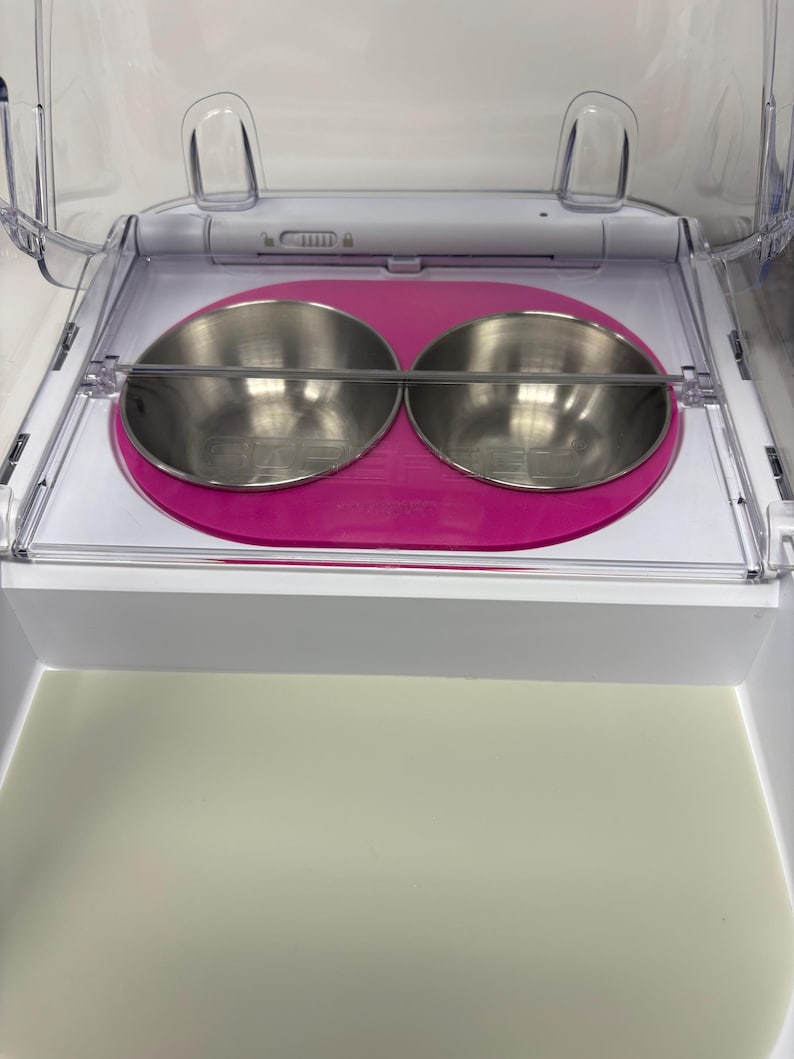 Custom Color 3D Printed Adapter and Two Stainless-steel Bowls for ...