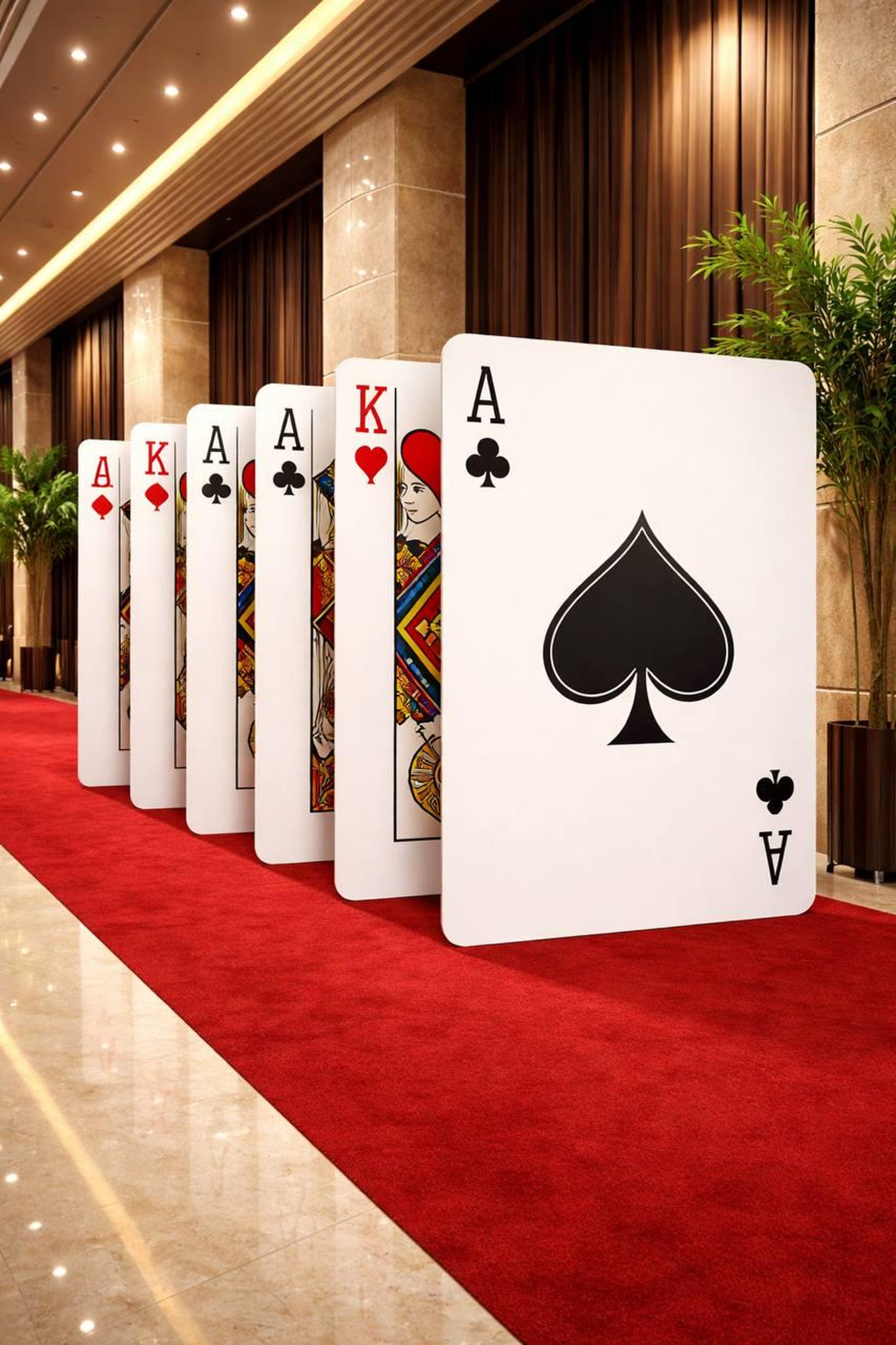 Giant Playing Card Cutout - Life Size Ace of Spades Casino Birthday ...