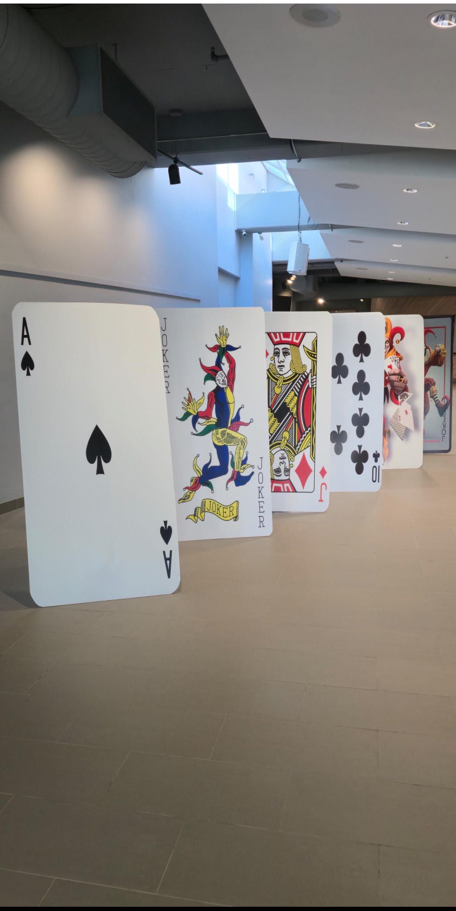 Giant Ace of Spades Prop: Coroplast Casino Party Decor - Etsy