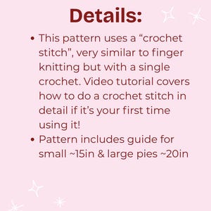Chunky Cherry Pie Crochet Pattern | Finger Crochet PDF Tutorial With ...