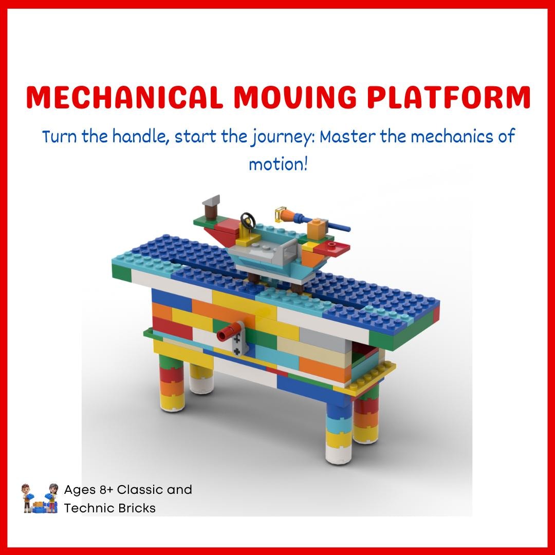 Mechanical Moving Platform, Brick Building Instructions - Physics ...
