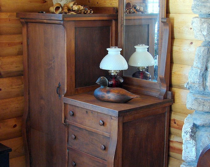 Reserved Do Not Purchase Antique Chifferobe Beautiful Primitive Piece ...