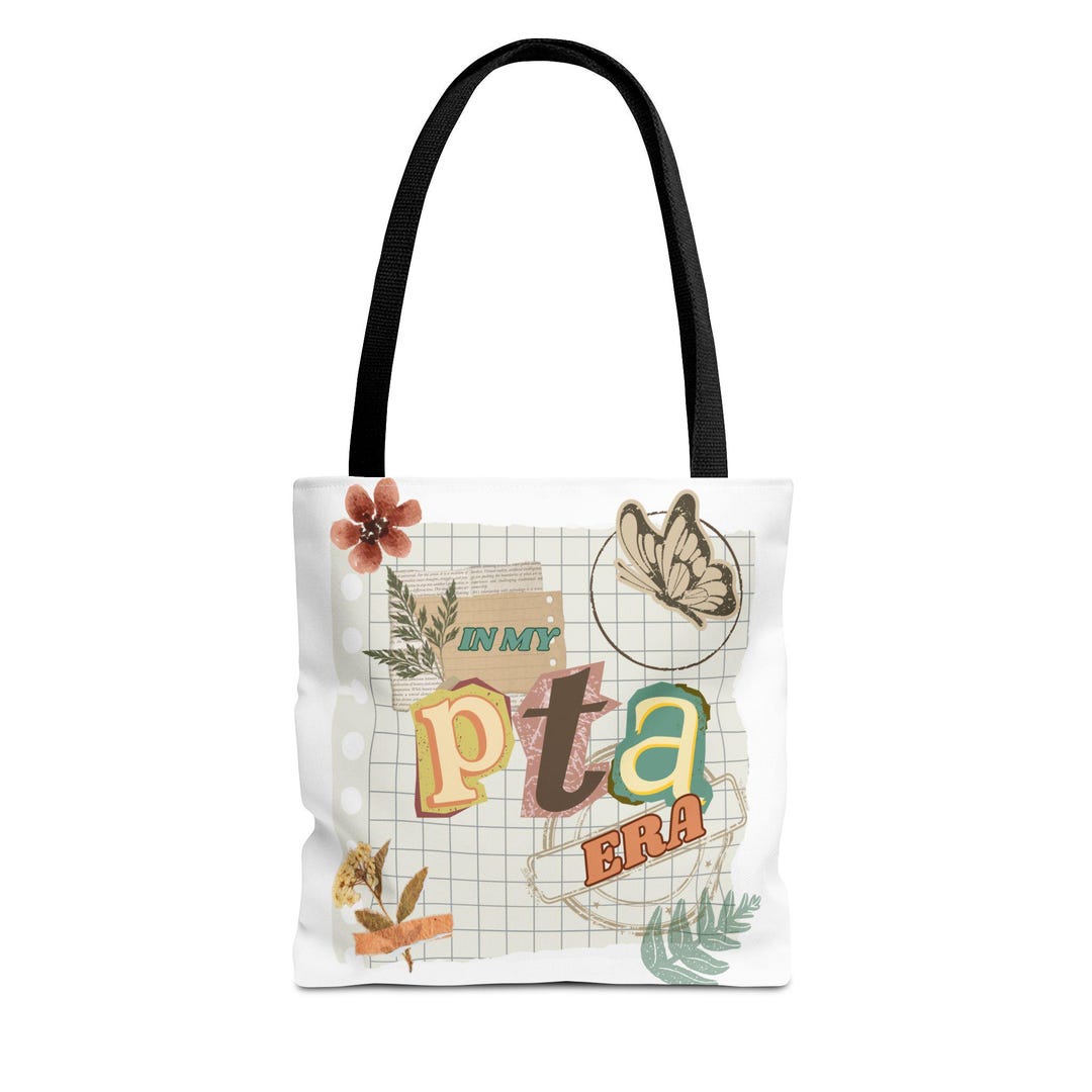 Stylish PTA Era Tote Bag, Teacher Gift, Eco-friendly Polyester - Etsy