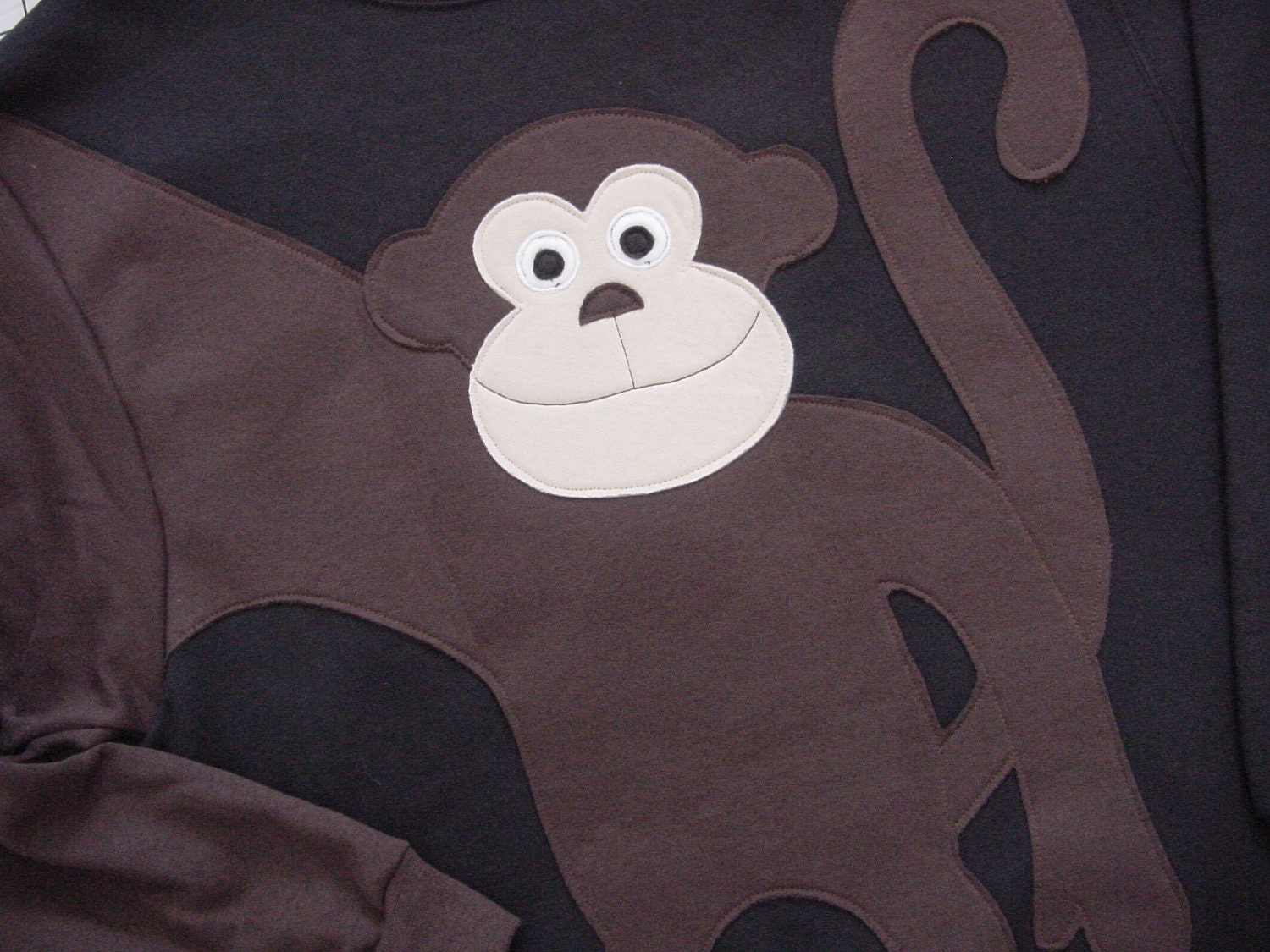 MONKEY Sweatshirtmonkey Shirt Monkey Jumper Adult Size You - Etsy