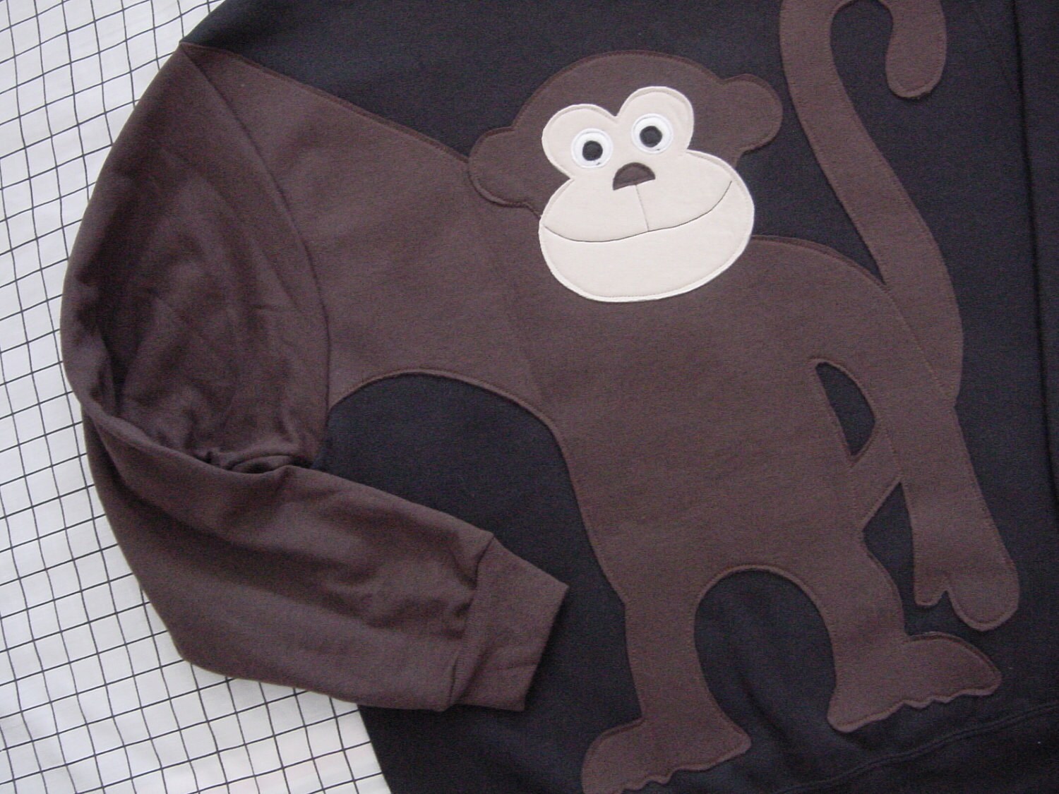 MONKEY Sweatshirtmonkey Shirt Monkey Jumper Adult Size You - Etsy