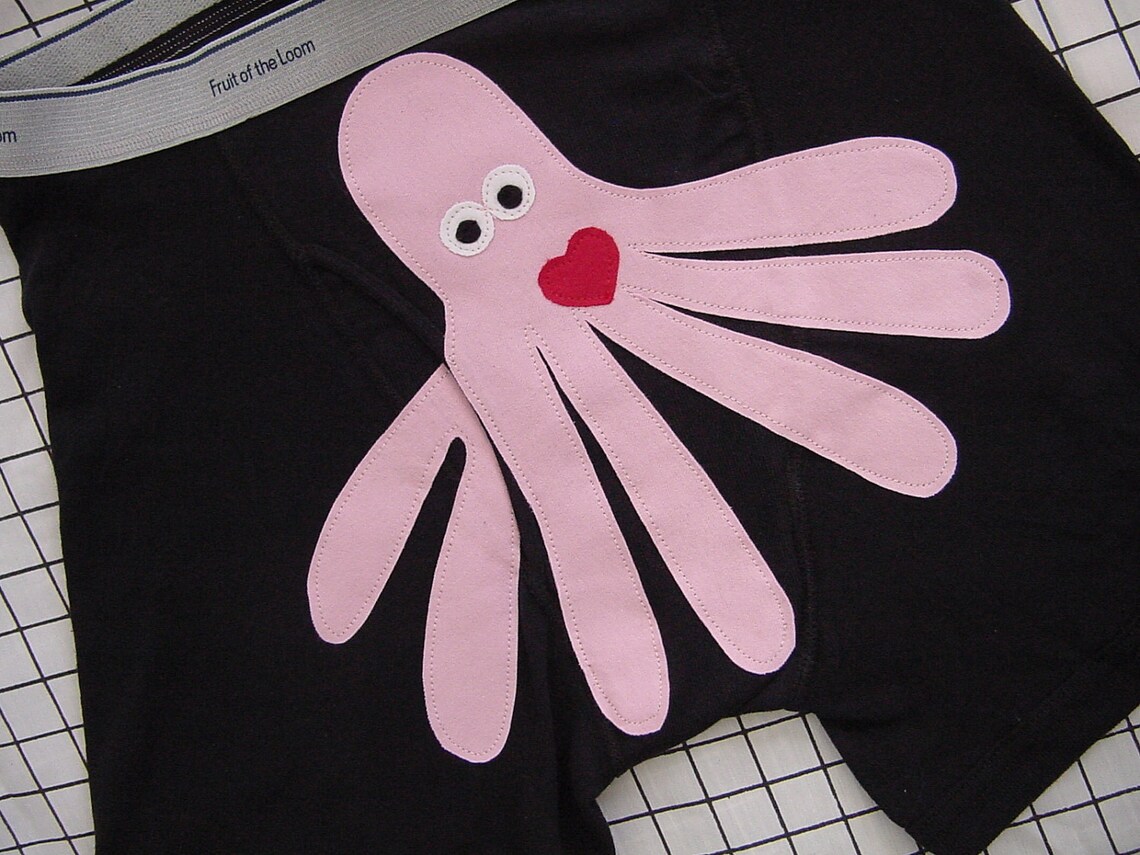 Valentino Octopants the Seven Legged Octopus Boxer Shorts. | Etsy