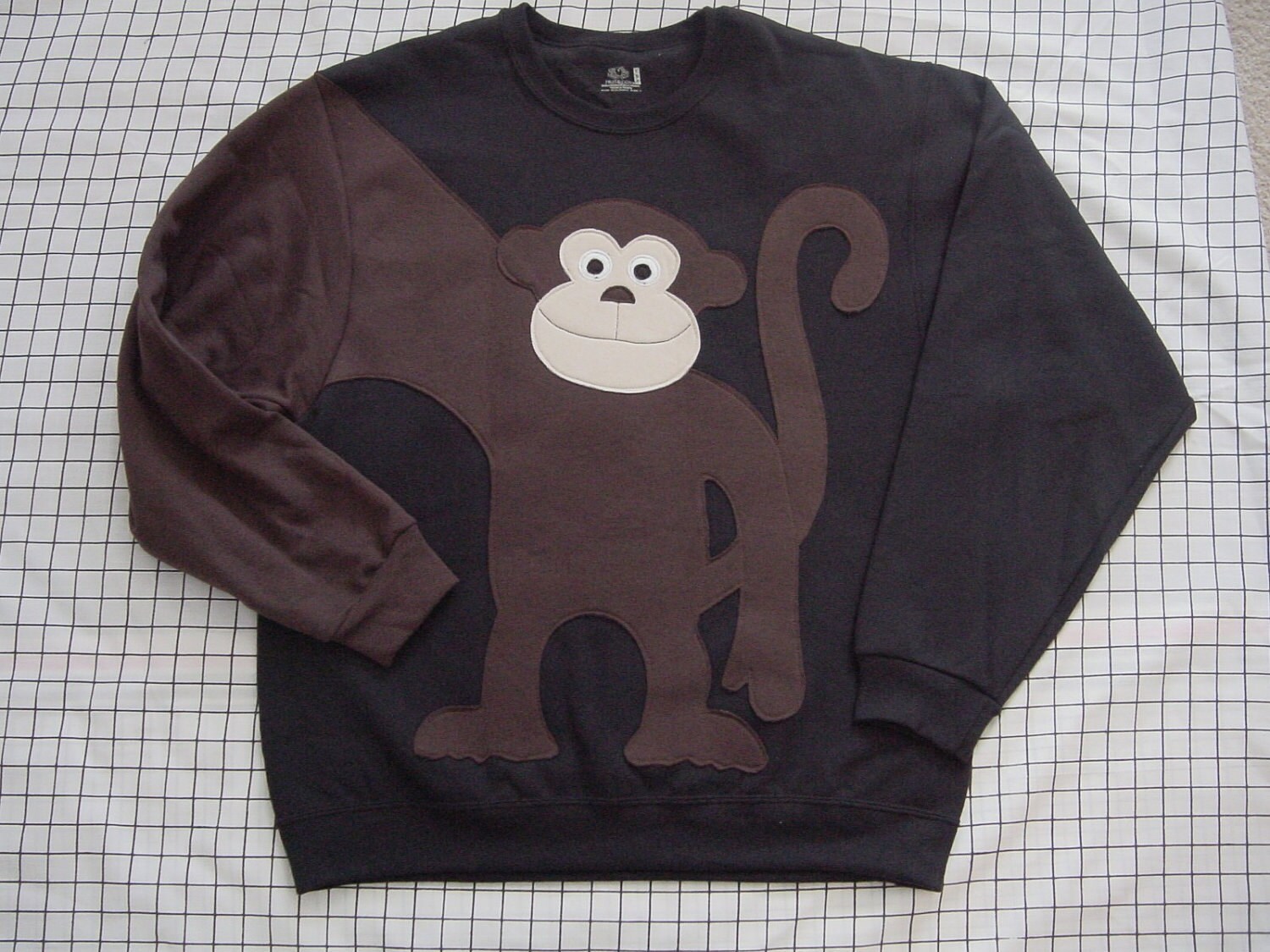 MONKEY Sweatshirtmonkey Shirt Monkey Jumper Adult Size You - Etsy
