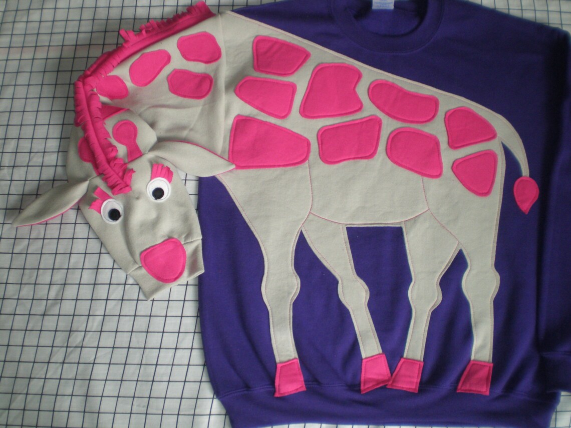 GIRAFFE Sweatshirt Giraffe Sweater Giraffe Jumper Custom to - Etsy