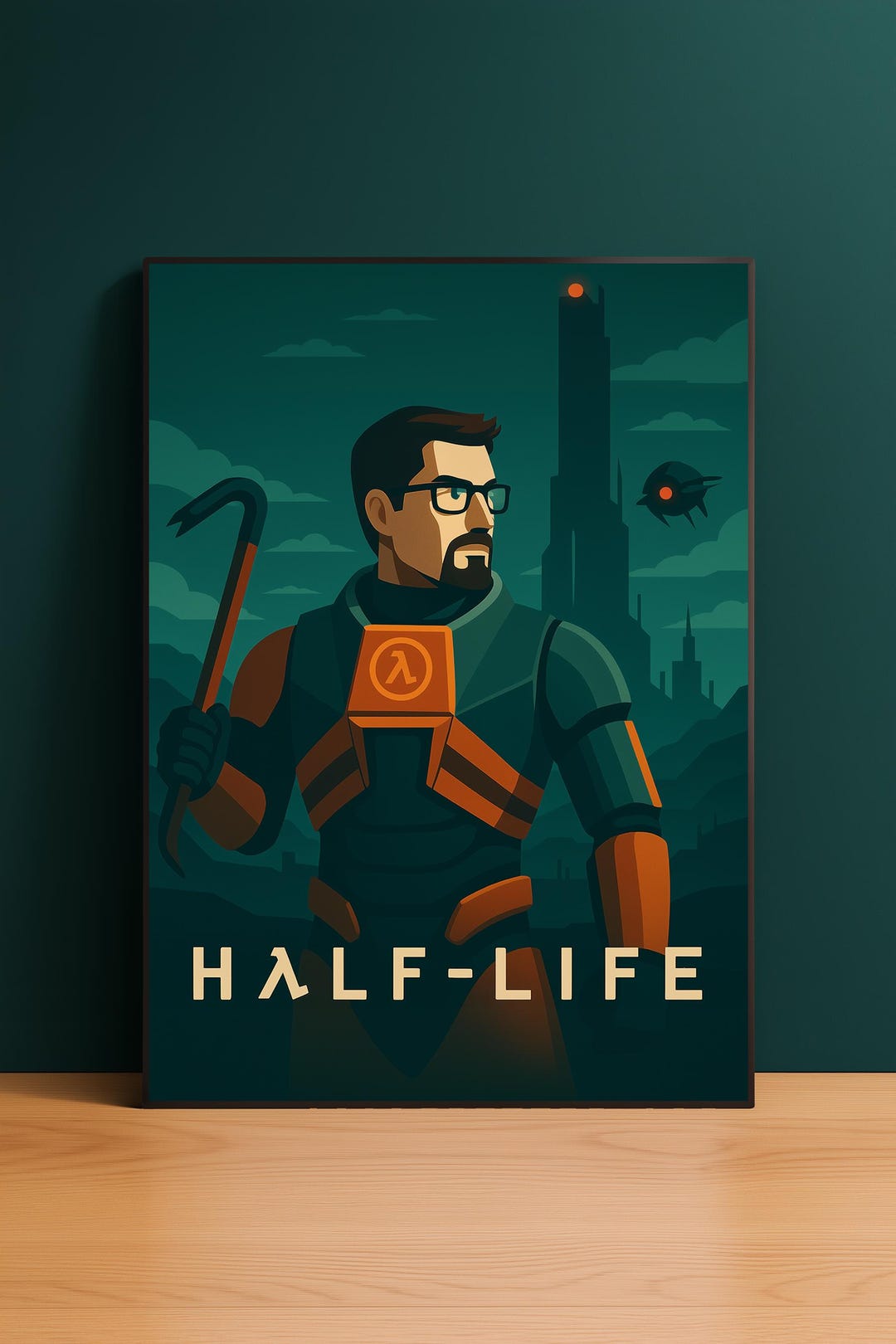 Half-life Poster: Gordon Freeman Sci-fi Art (digital Print) - Etsy