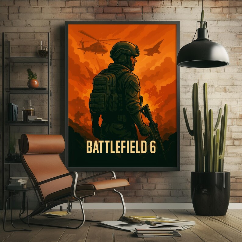 Battlefield 6 Poster | Soldier Poster | War Game Artwork - Digital ...