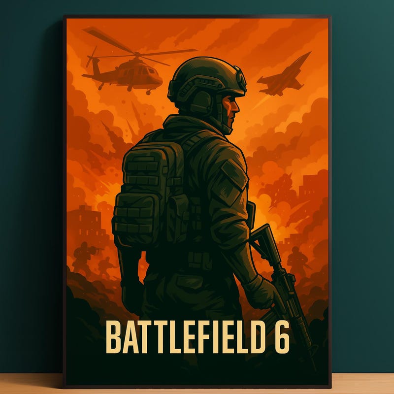 Battlefield 6 Poster - Etsy
