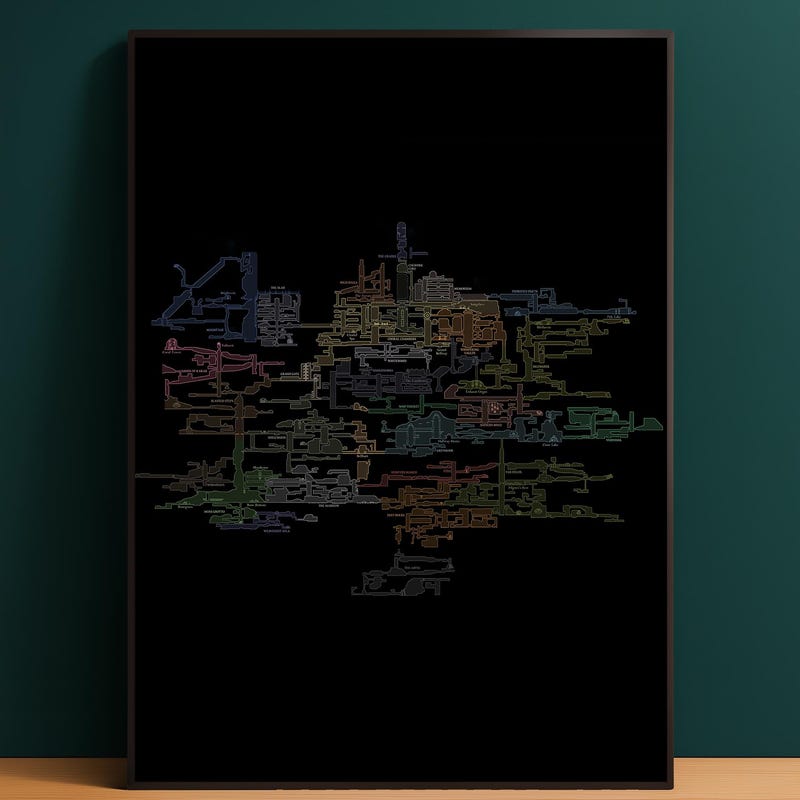 Silksong and Hollow Knight Maps Combined - Etsy Canada