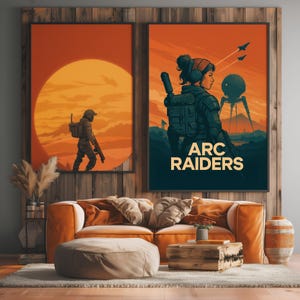 ARC Raiders Poster | Sci-fi Game Wall Art Digital Print - Digital ...