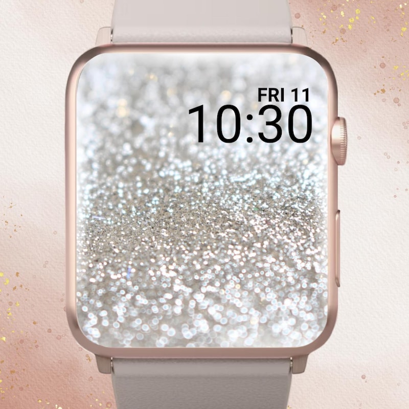 Silver Sparkly Watch - Etsy